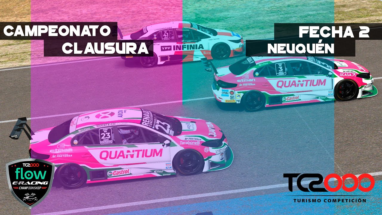 Flow e-Racing Championship | Torneo Clausura: Fecha 2 - Neuquén - YouTube