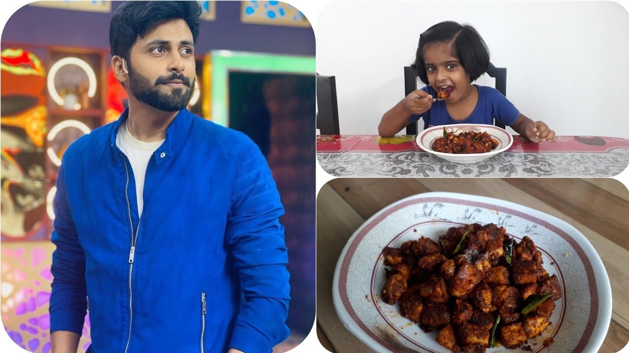 COOK WITH COMALI ASHWIN செய்த GUNTUR PANEER GHEE ROAST - YouTube