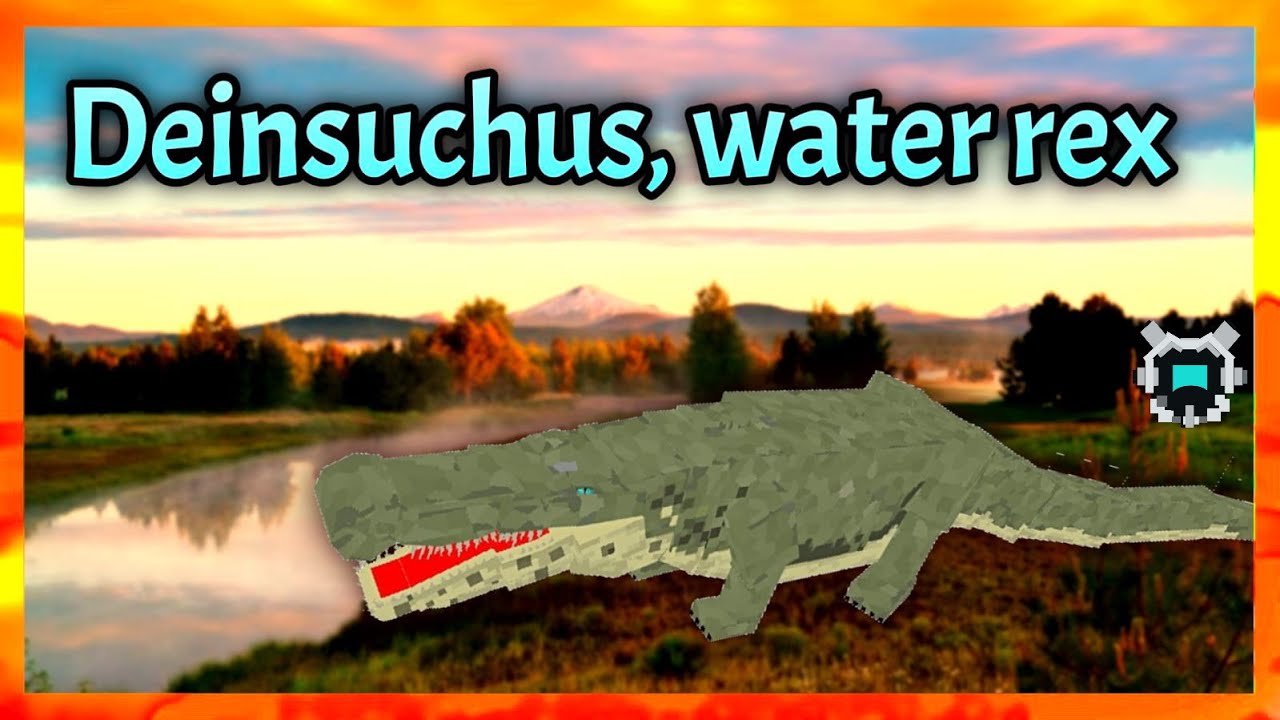 Deinosuchus, Water-Rex | ArkCraft | Minecraft Ark Addon Bedrock - YouTube