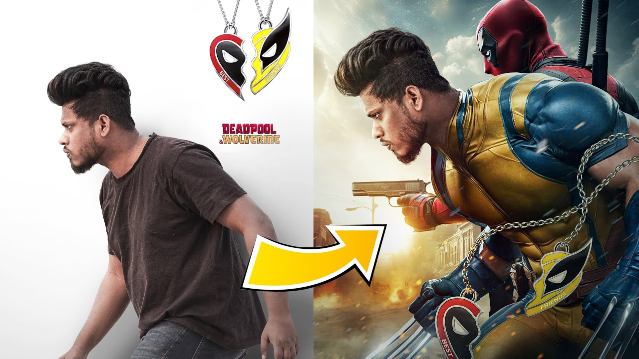 Deadpool 3 Movie Poster Tutorial / Photo Manipulation / Photoshop Tutorial / Photo Editing ...
