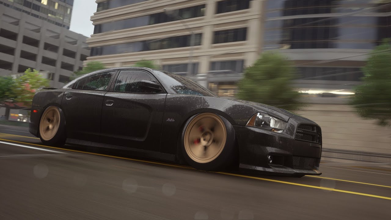 Stanced Dodge Charger Srt8