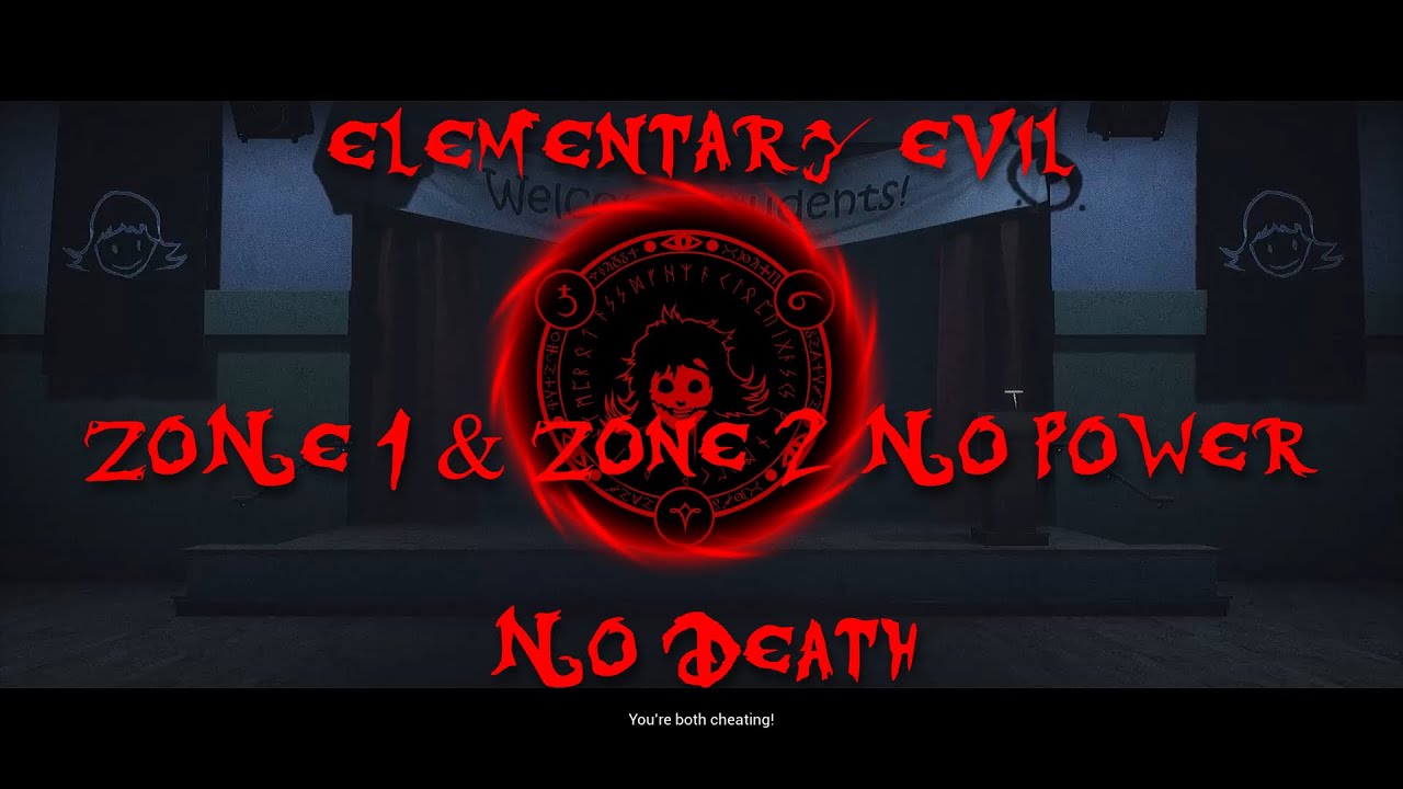 Dark Deception - Elementary Evil Zone 1 & 2 No Power No Death - YouTube
