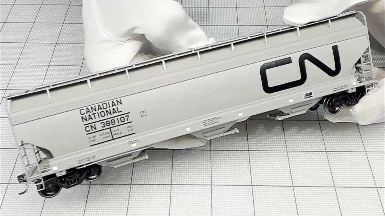 Unboxing HO Prairie Model Railway Co Shadows Trenton Works 5250 Hopper - YouTube