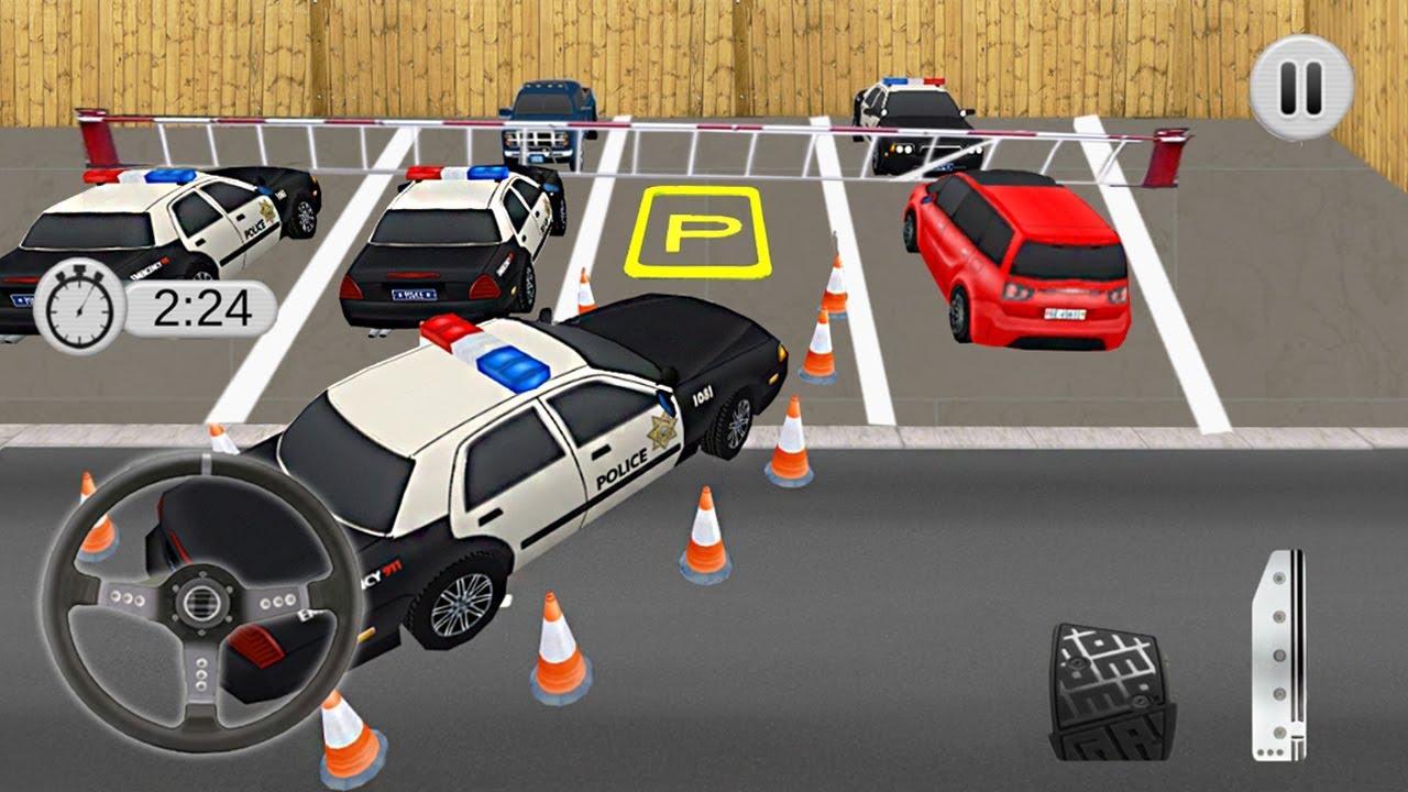 Police Car Parking (by Model Games Studio) Android Gameplay [HD] - YouTube