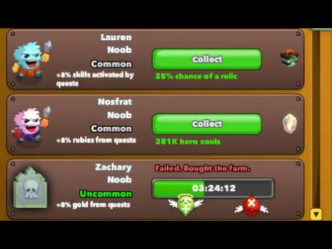Clicker Heroes Gameplay Update - Relic Upgrades and Mercenaries! - YouTube