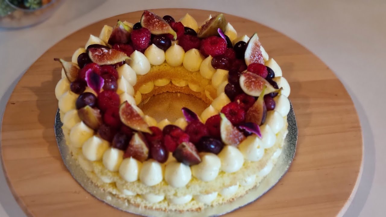 Gâteau aux fruits et à la crème citron 🍋 - YouTube