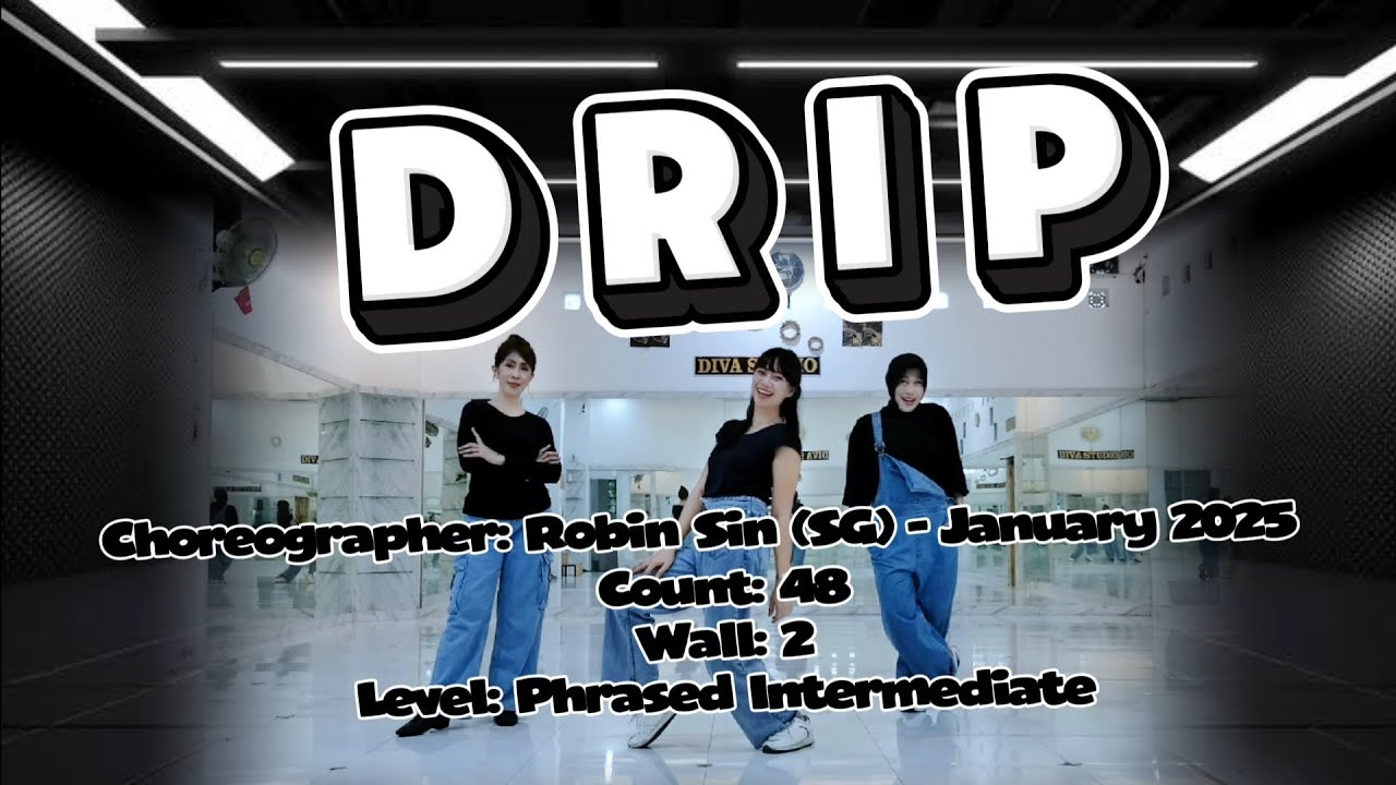 DRIP | ROBIN SHIN | LINE DANCE - YouTube