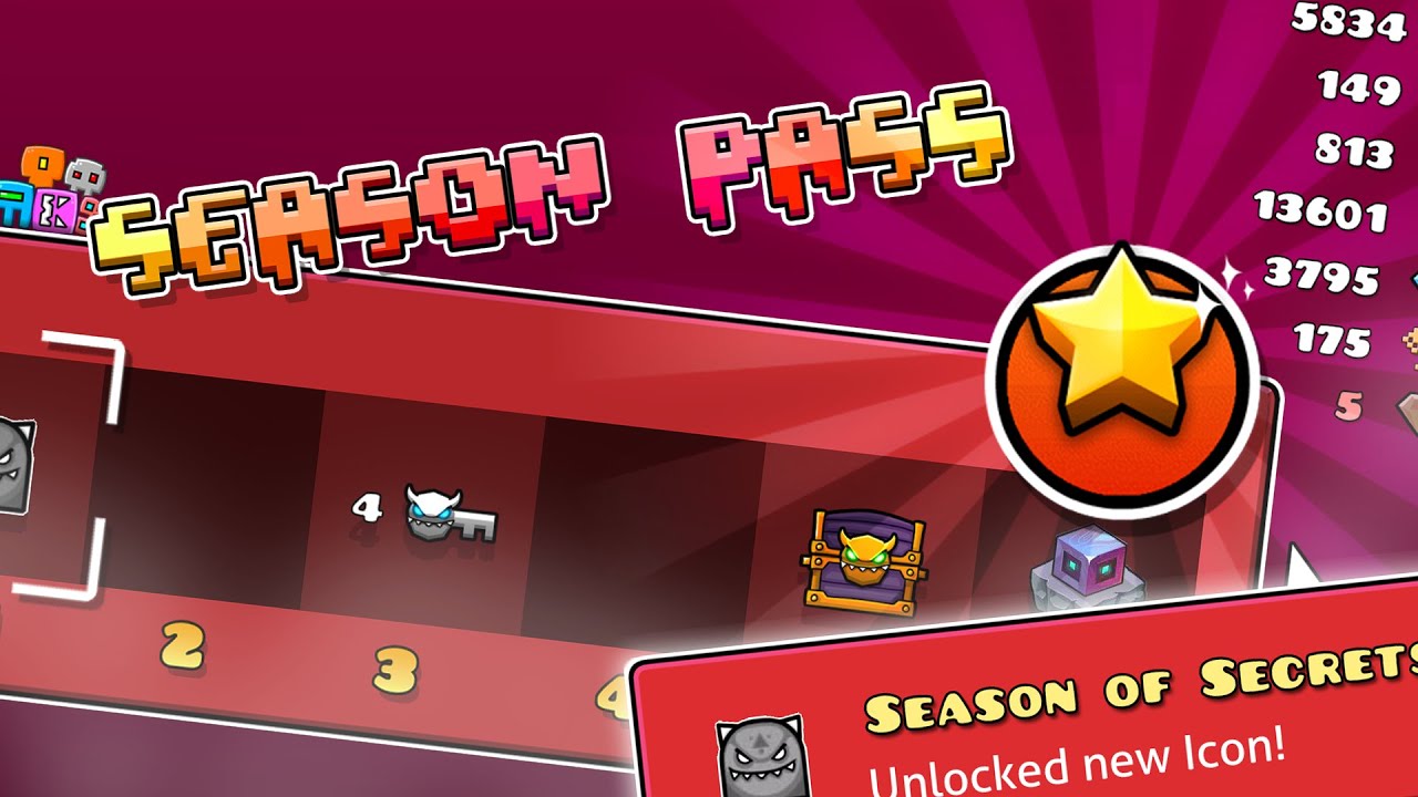 Geometry Dash 2.2: SEASON PASS! (Cubes, rewards and levels ...
