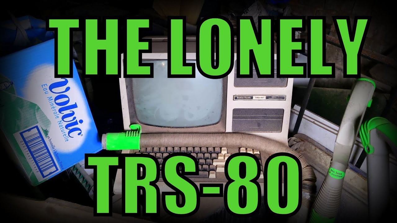 TRS-80 Model 4 RadioShack Microcomputer Left In A Former 1800's Cotton Warehouse In Liverpool ...