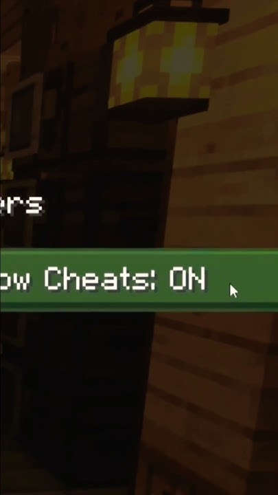 Minecraft Trick To Allow Cheats After Creating Ur World #minecraft # ...
