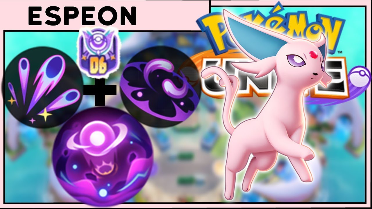 Espeon Mejor Build! Psicocarga + Premonición | Pokémon Unite - YouTube