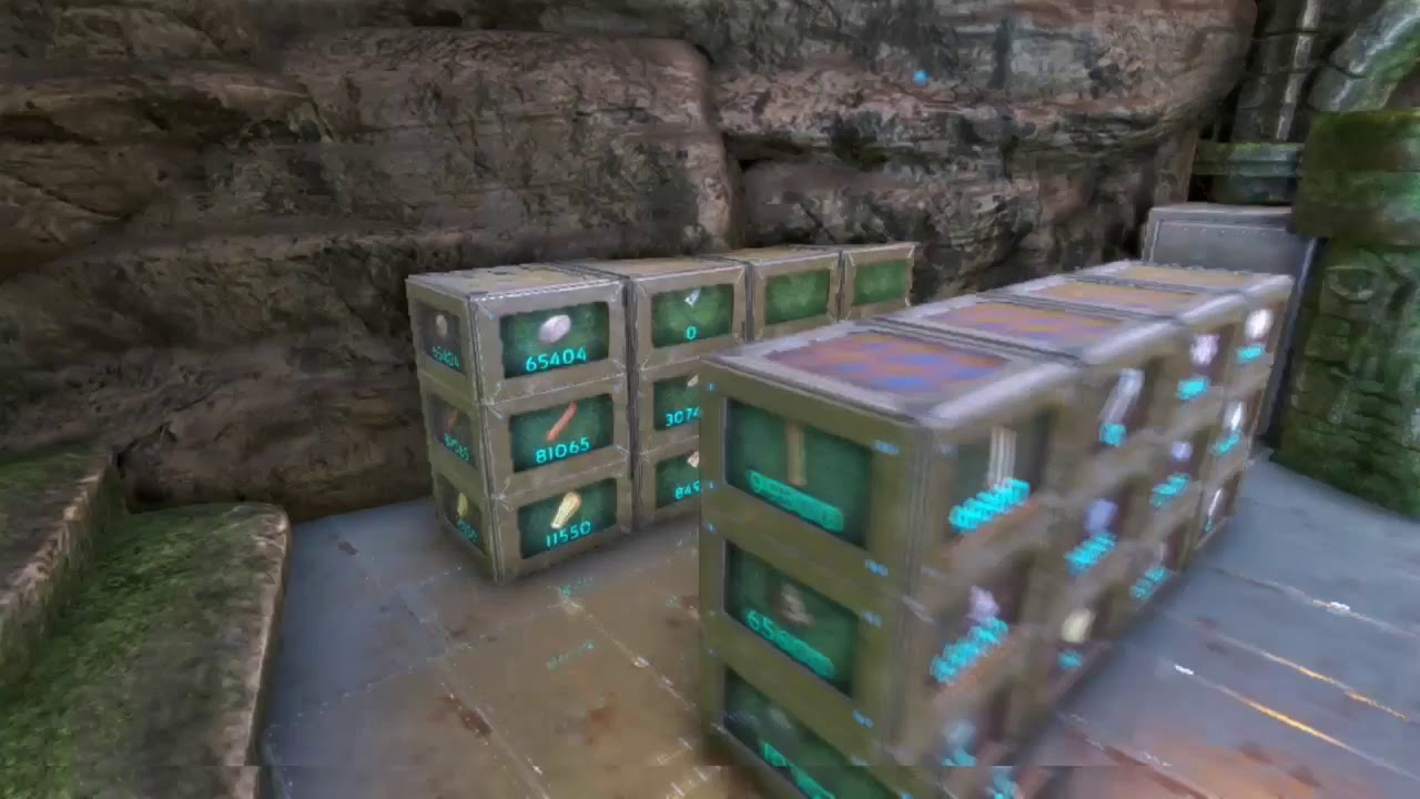 Ark Crouch Crouch cave Base Tour l DTC l Unofficial PVP - YouTube