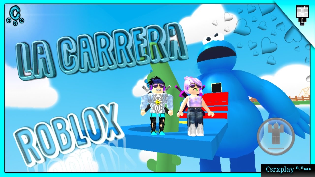 La carrera (ง˘ω˘ )ว - Escape the cookie Monster Obby / Roblox - YouTube