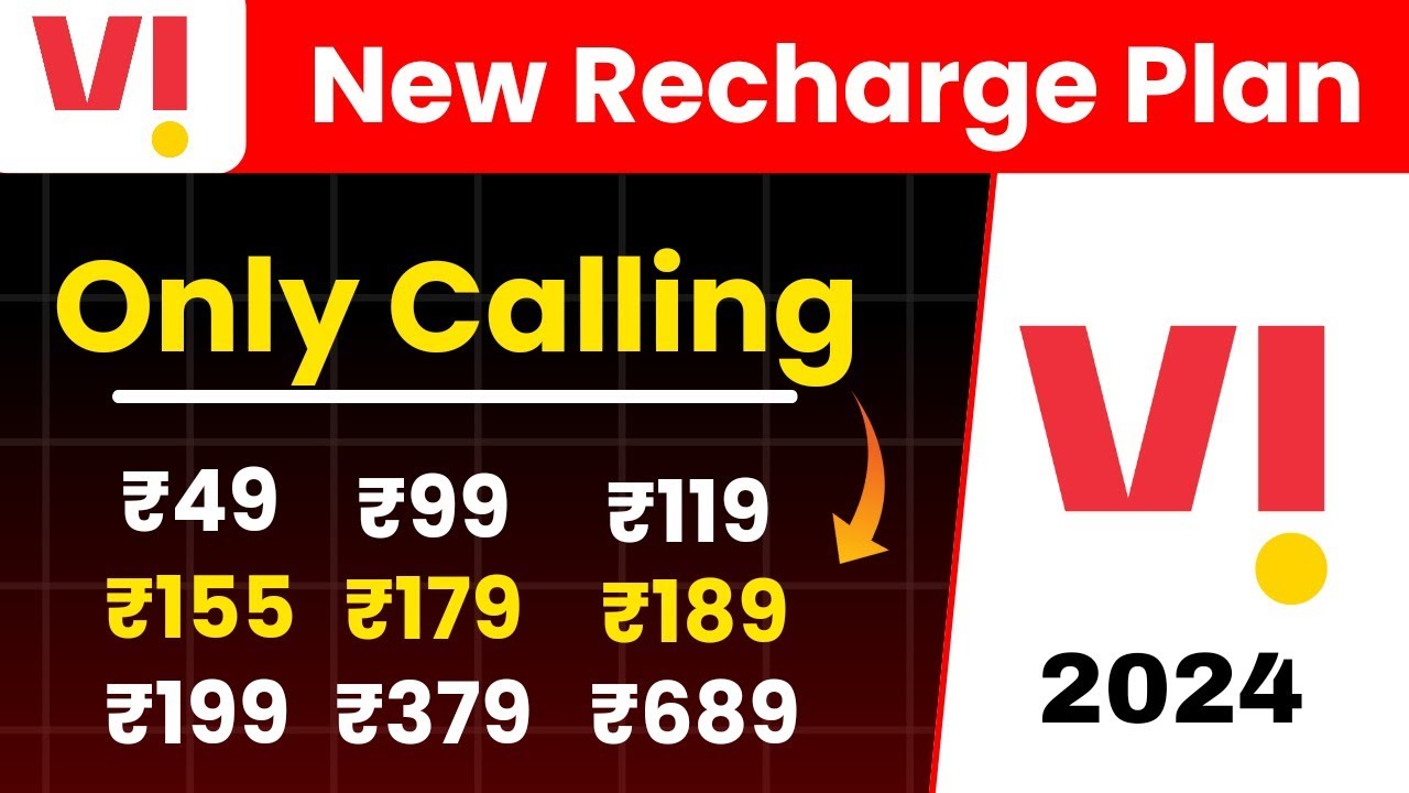 vi only calling plans । vi recharge plan । vi calling recharge plan ...