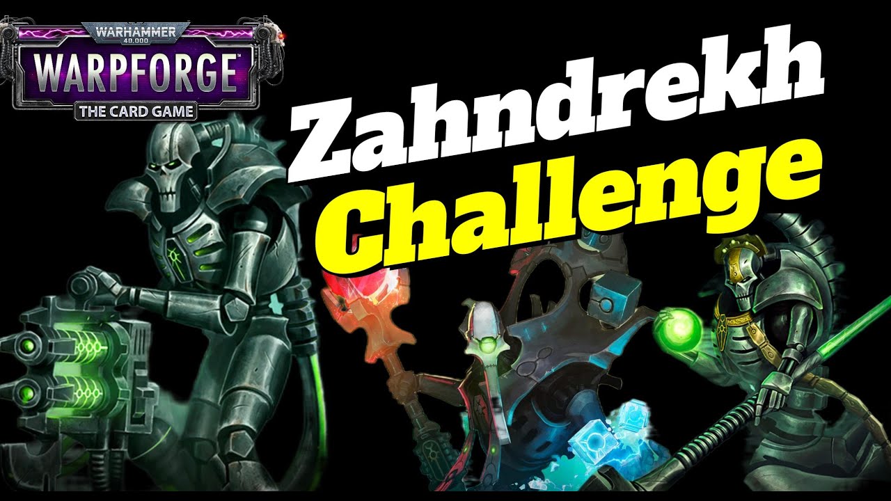 Necron: Nemesor Zahndrekh Challenge Warhammer 40,000 Warpforge - YouTube