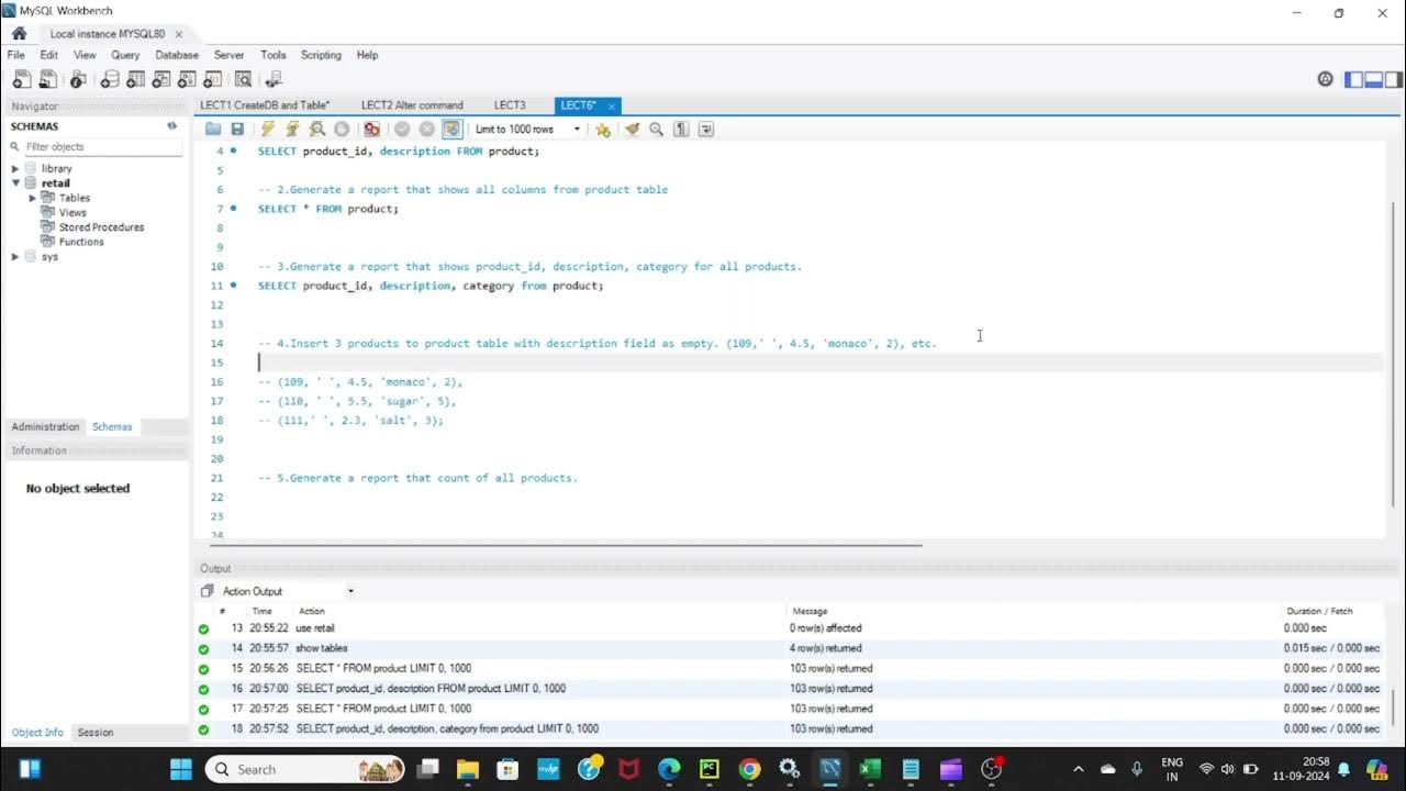 lec-6: Select statment IN SQL - YouTube