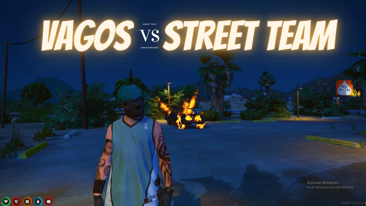 street team vs vagos || nopixel INDIA with henry || #burgershot # ...
