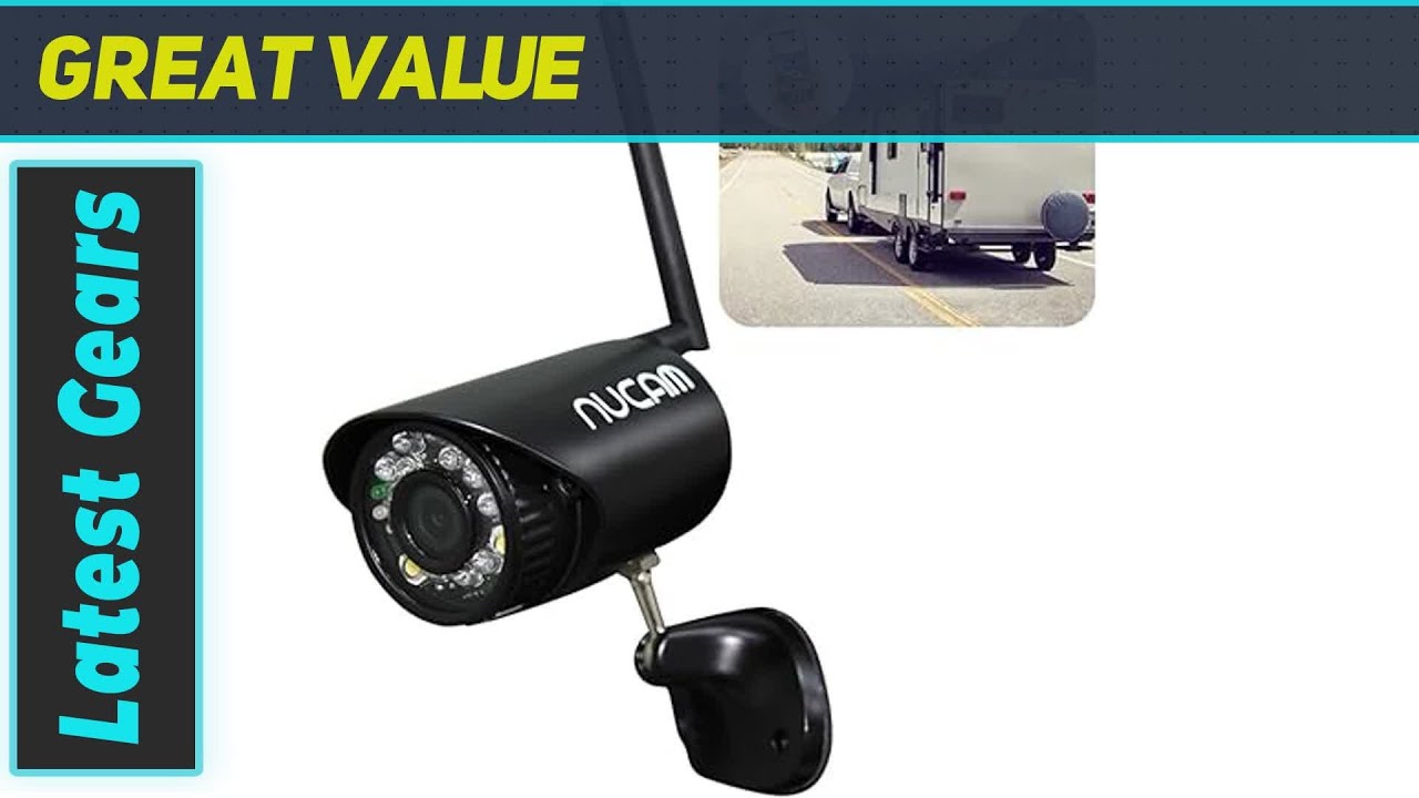 NUCAM 32GB Wireless Portable Magnetic Base Battery Powered Backup ...