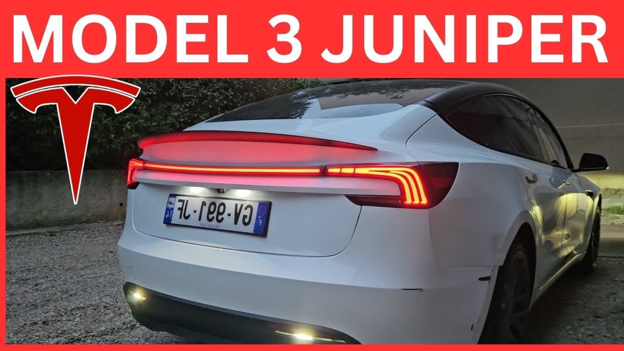 MIEUX QUE LA MODEL Y JUNIPER: LA TESLA MODEL 3 ROBOCOP - YouTube