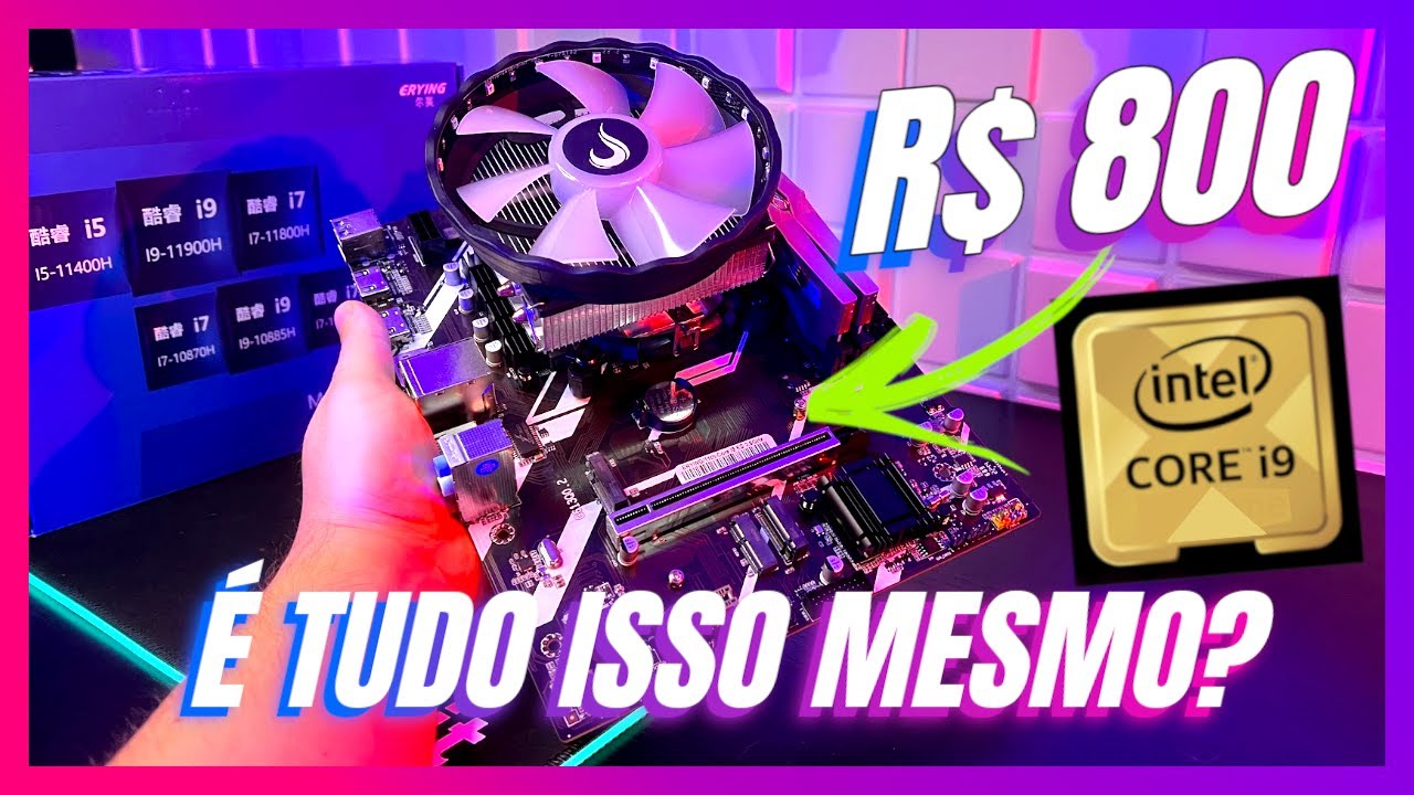 CHEGOU! Kit core i9 de R$ 800 Reais! VAI TE SURPREENDER... Unboxing e ...