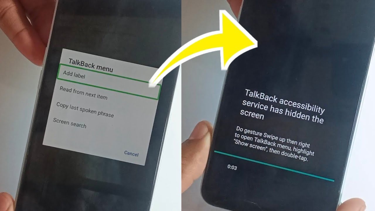 All Oppo Talkback Accessibility Service Has Hidden The Screen Fix ...