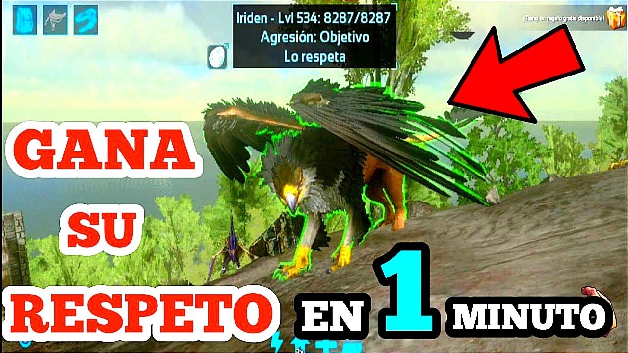 Cómo ganarse el respeto de un grifo ark mobile - YouTube