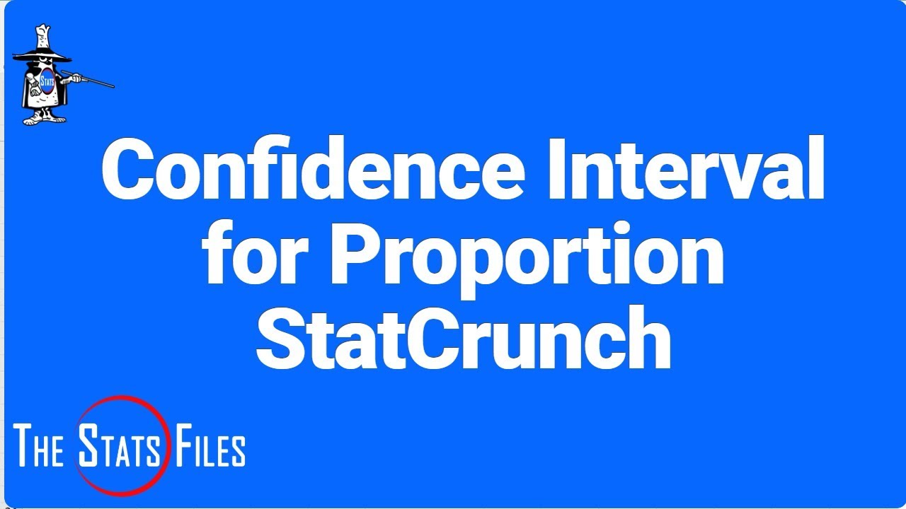 6.3.25 How to find a Confidence Interval for a Proportion using ...