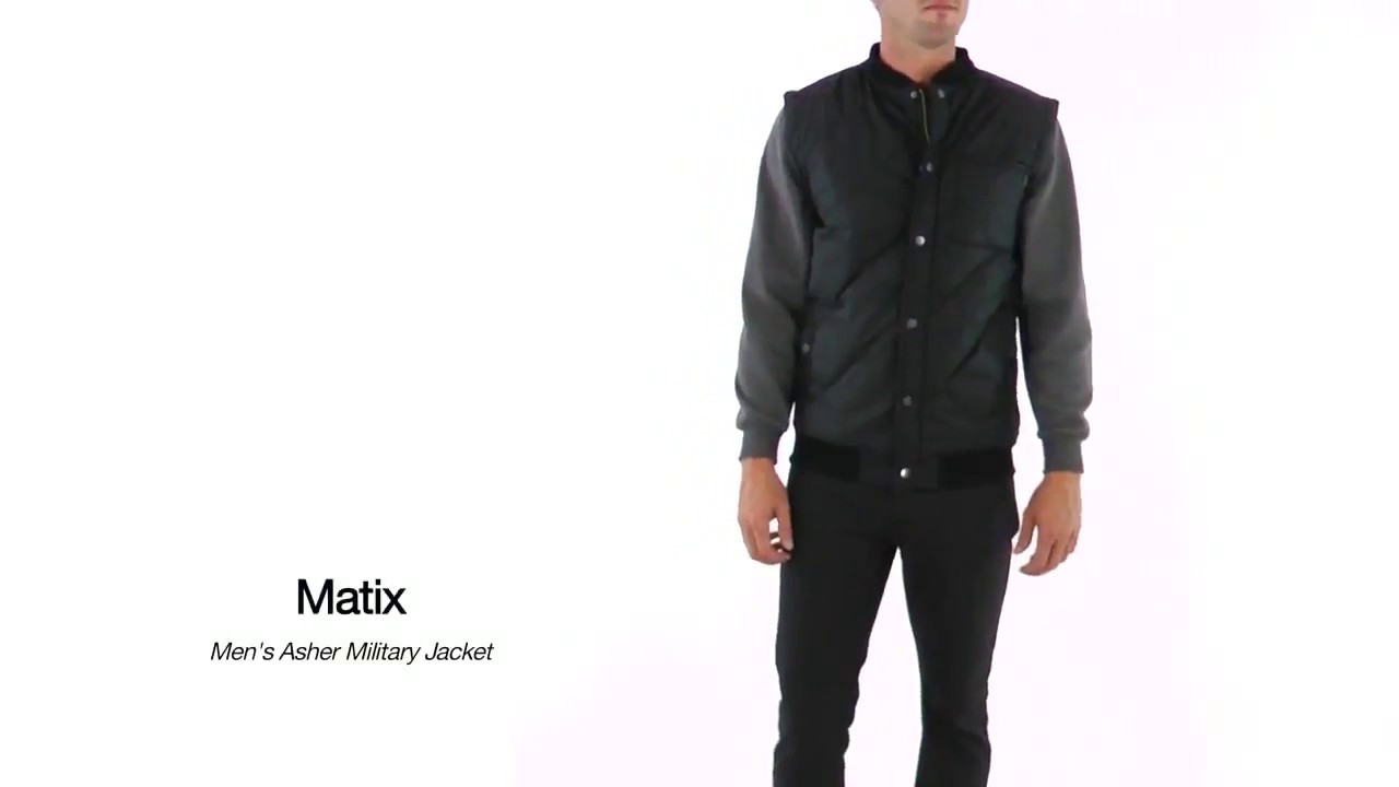 Matix Men's Asher Military Jacket | SwimOutlet.com - YouTube