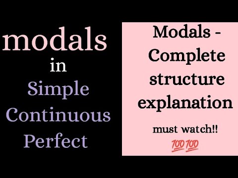 Modals in simple, continuous & perfect forms | Modals - complete ...
