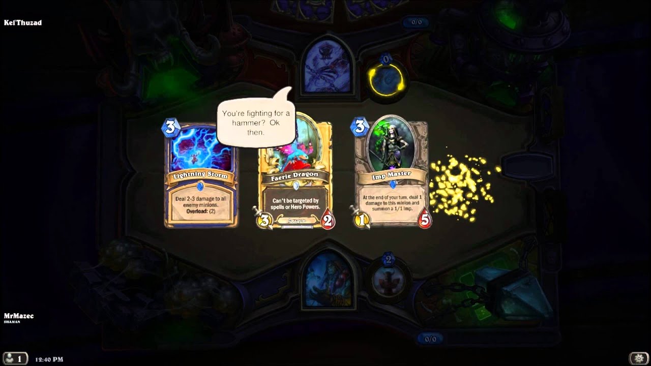 HearthStone - Kel'Thuzad's quotes on heroes + emotes - YouTube