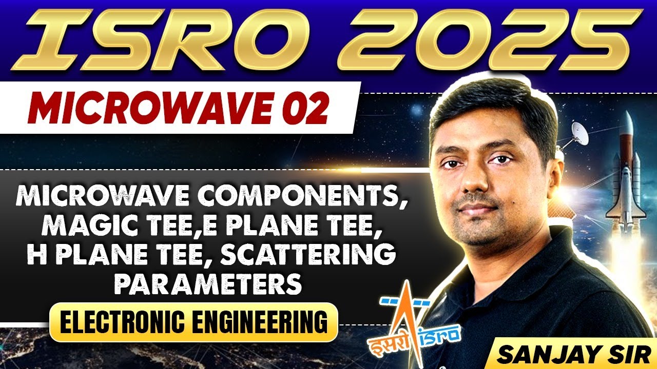 ISRO 2025 | Microwave 02 | Microwave Components, Magic Tee, E-plane Tee ...