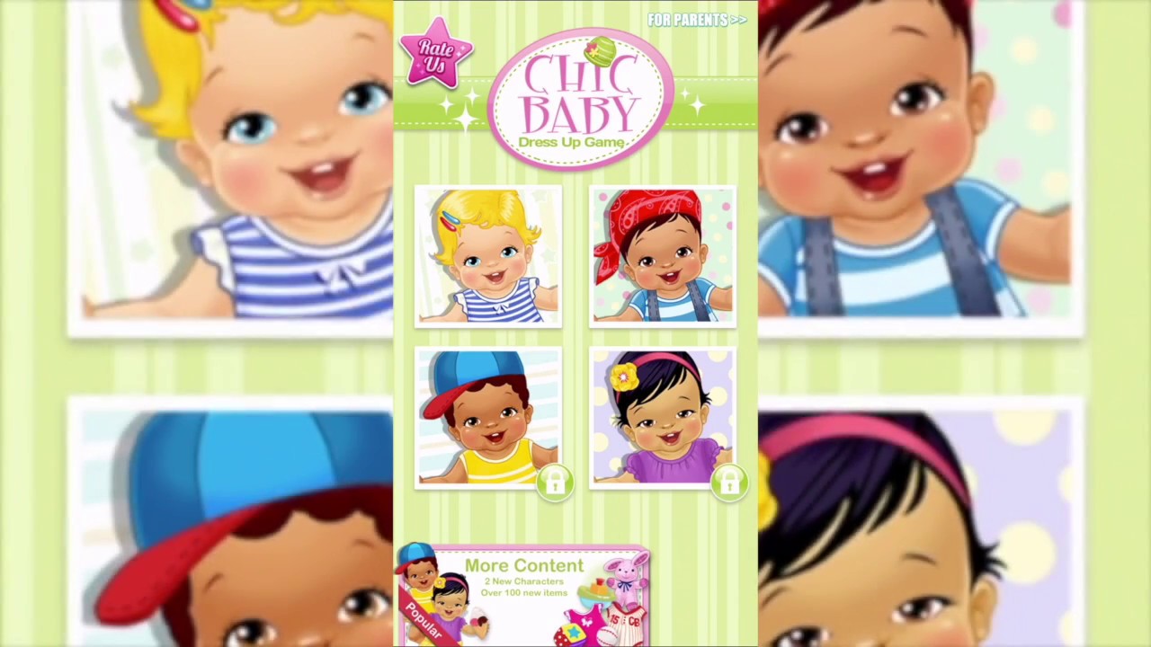 Chic Baby-Baby dress up games for kids - YouTube