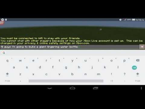 How to build a giant lingering water bottle–minecraft - YouTube