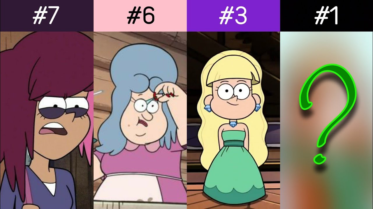 Top 8 Famous Gravity Falls Female Characters Youtube