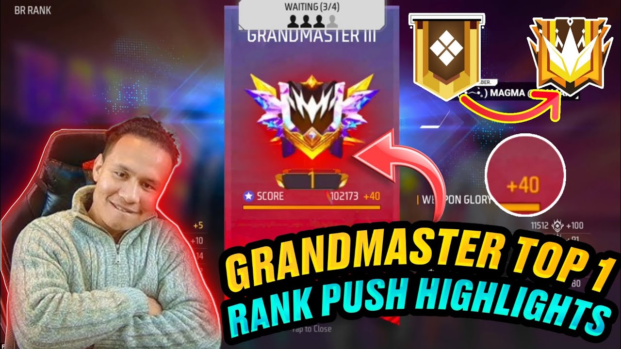 Grandmaster Top 1 Rank Pushing Highlights || Gold To Grandmaster ...