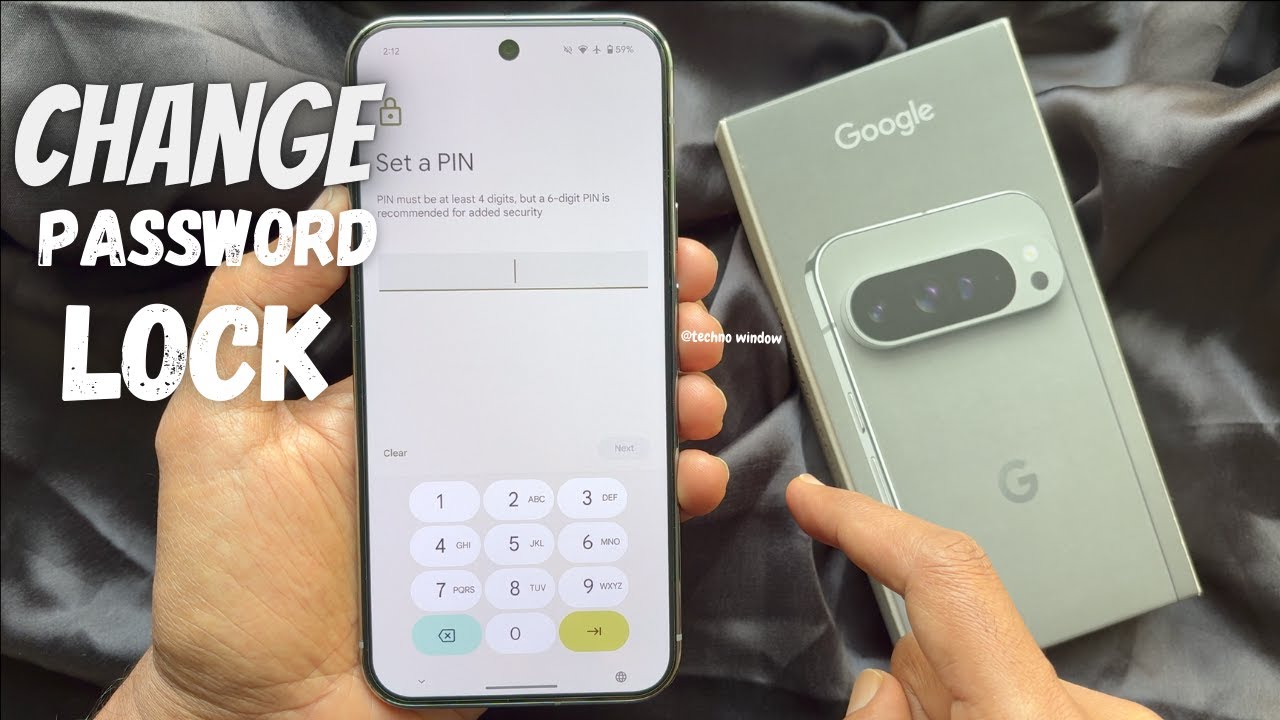 How To Change Password/PIN On Google Pixel 9 Pro XL - YouTube