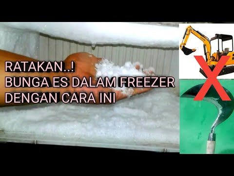 7 Cara Membersihkan Bunga Es Didalam (Freezer) Kulkas - YouTube
