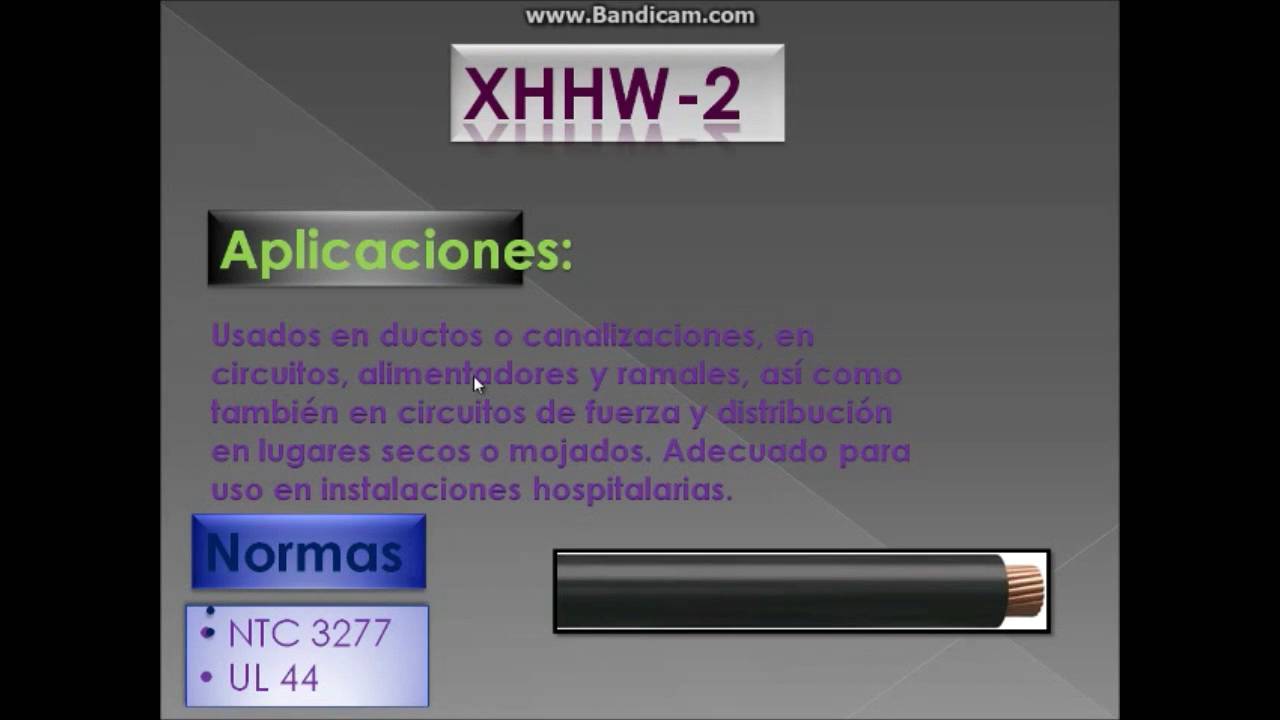 Conductores Electricos / THHN -THWN-XHWN-RHW - YouTube
