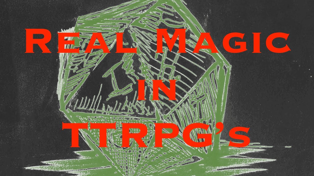 Real Magic in TTRPG's - YouTube
