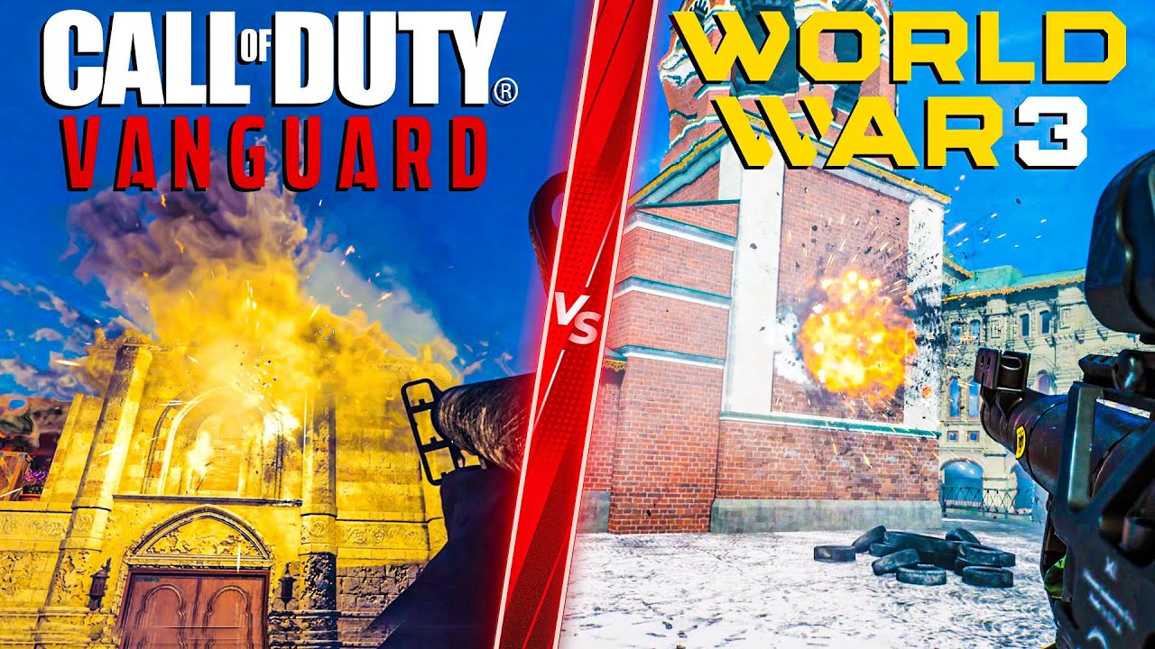 Call of Duty: Vanguard vs World War 3 - Direct Comparison! Attention to ...