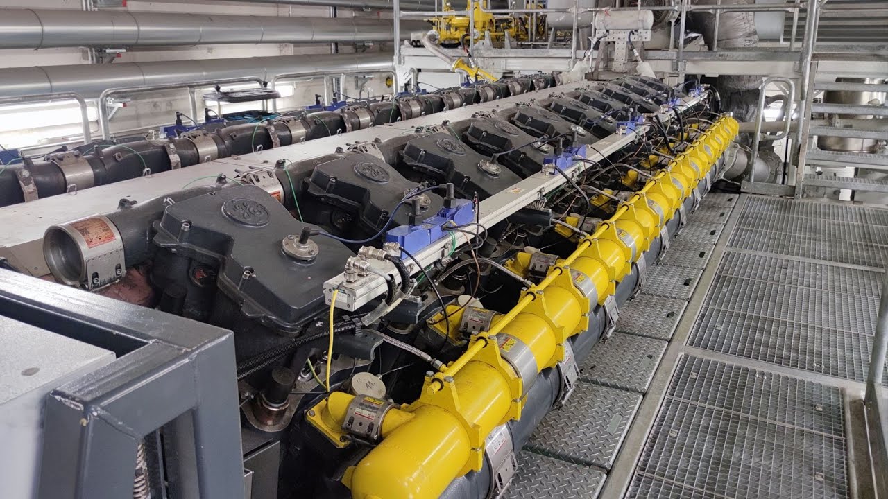 INNIO Jenbacher J920 FleXtra Gasmotor Start up - YouTube