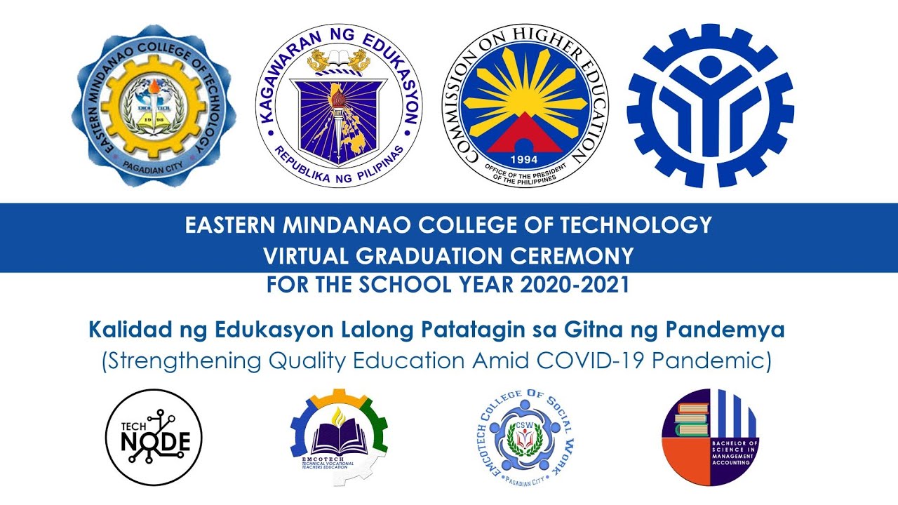 EMCOTECH Virtual Graduation Ceremony Batch 2020-2021 - YouTube