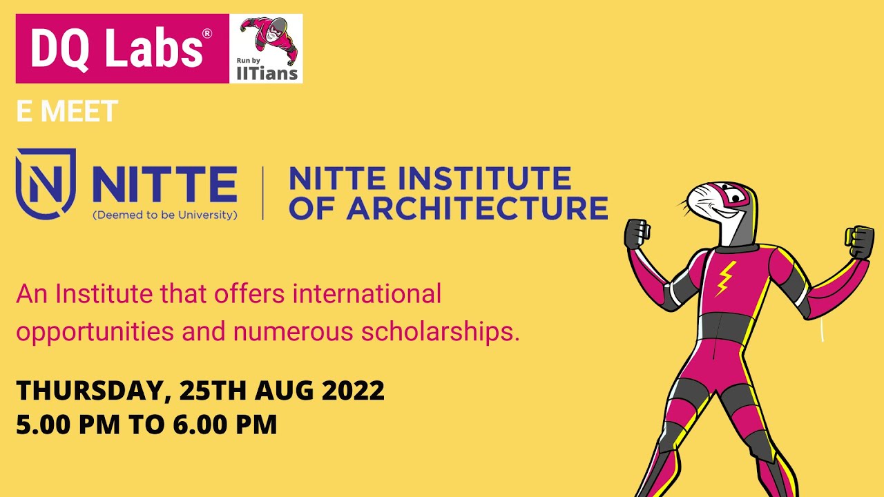 E-meet Nitte Institute of Architecture, Mangalore - YouTube