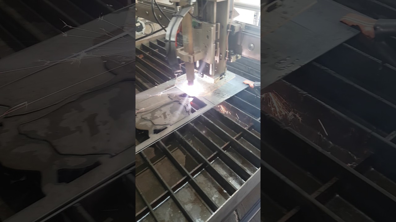 CNC Plasma : Splash Guard pt. 2 (vertical video) - YouTube