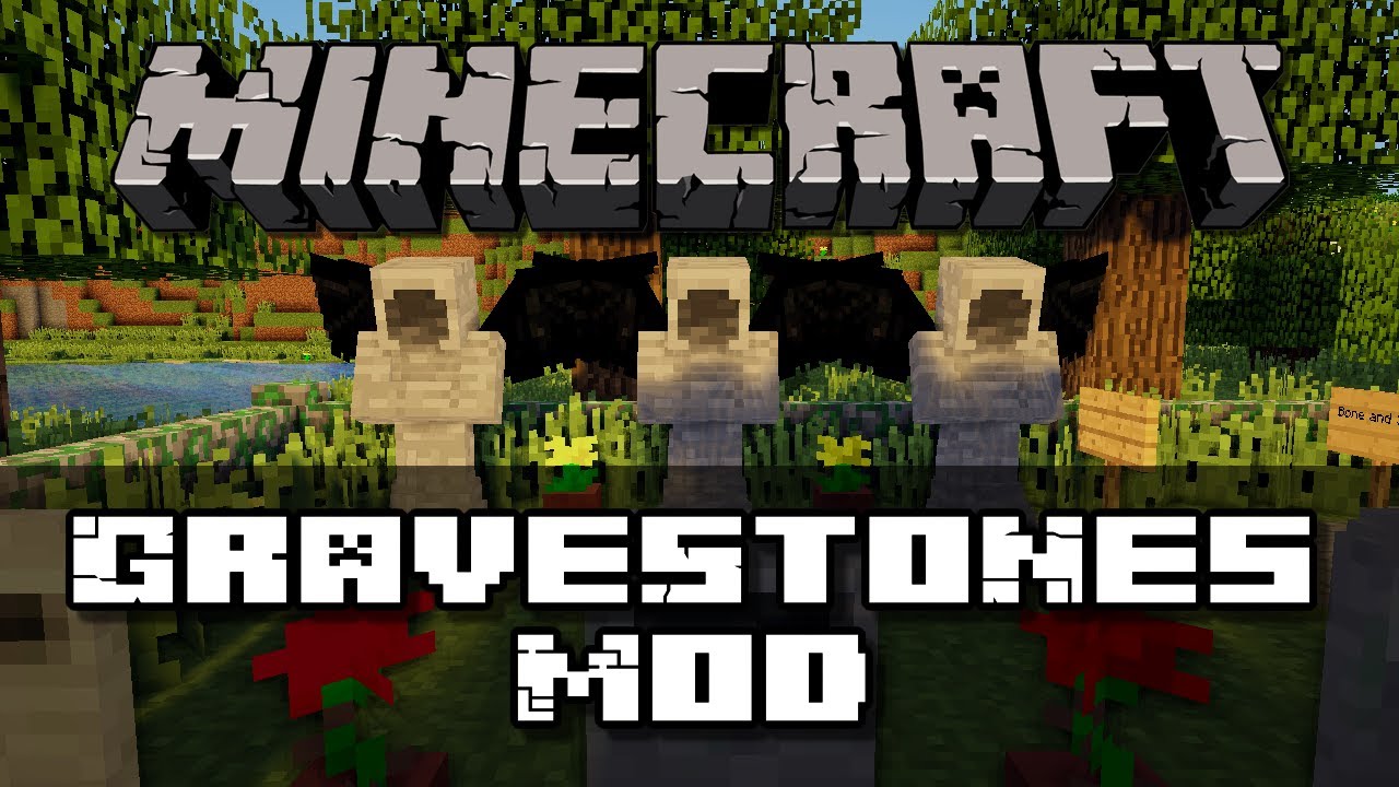 Minecraft: Gravestones Mod - YouTube