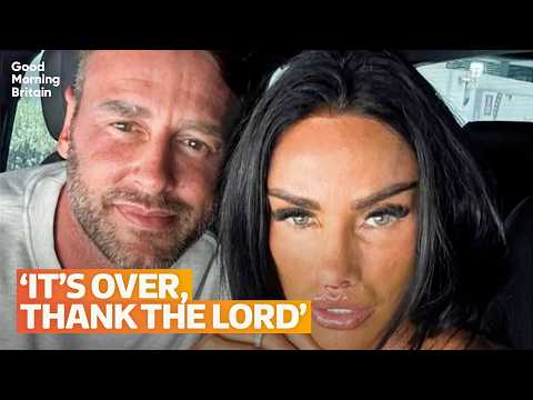 Katie Price divorces husband over text after finding only £2.22 in bank account
