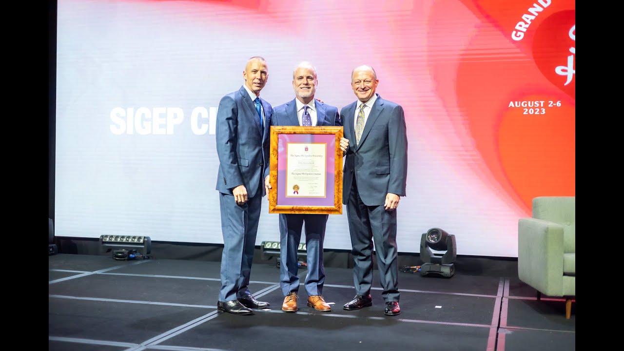 Jay Hurt, Davidson ’88, SigEp Citation Award - 58th Grand Chapter ...