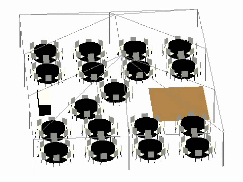 CAD of 40' x 60' Frame tent - YouTube