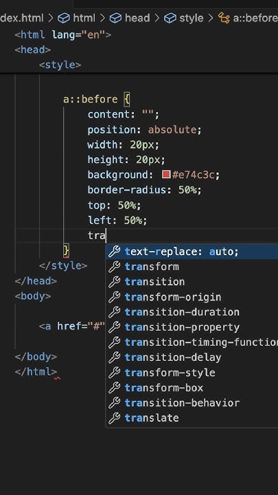 How To Make Link Effect | Html Css - YouTube