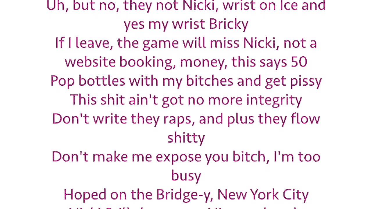 Win Again by Nicki Minaj [FULL SONG/LYRICS] - YouTube